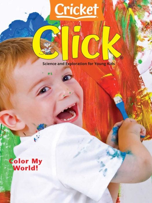 CLICK Magazine November 2024: Color My World for Kids 3-6 – Cricket Media